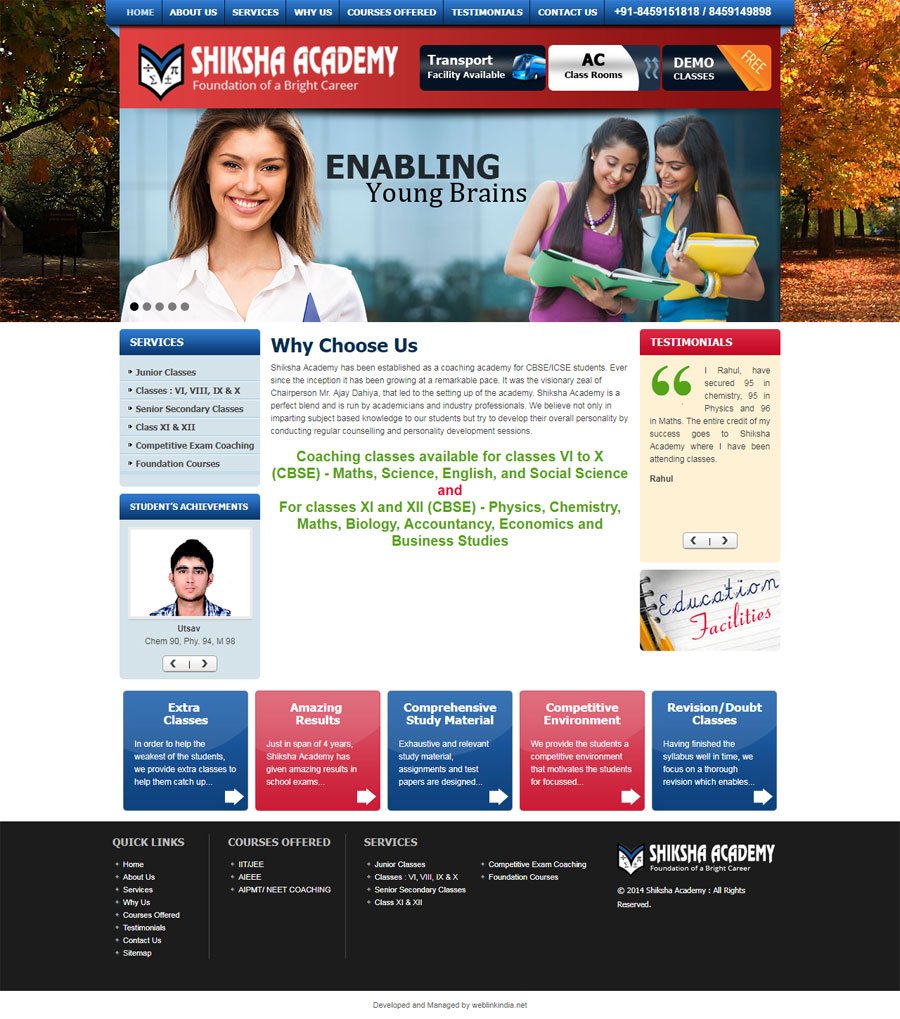 Top Education & Training Web Design Portfolio | View Best Education ...
