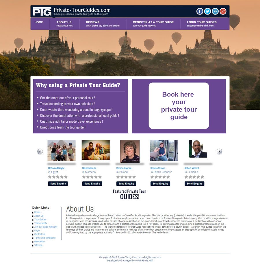 Top Tour n Travel Web Design Portfolio | View Best Tour n Travel ...