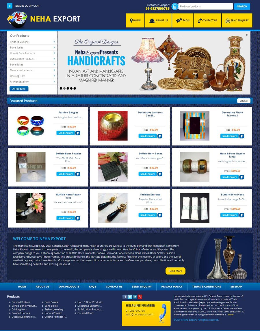Top Handicrafts & Furniture Web Design Portfolio | View Best ...