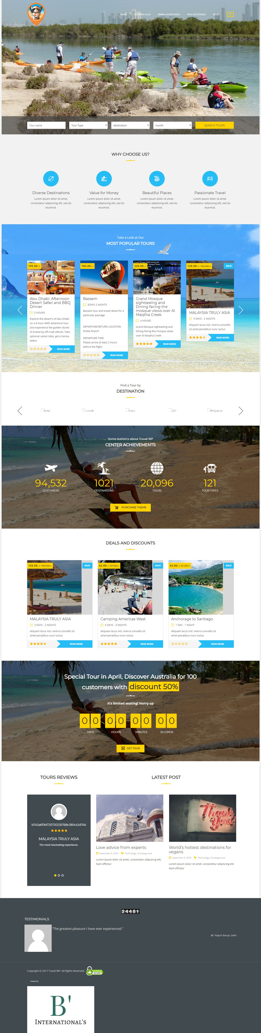 Top Tour n Travel Web Design Portfolio | View Best Tour n Travel ...