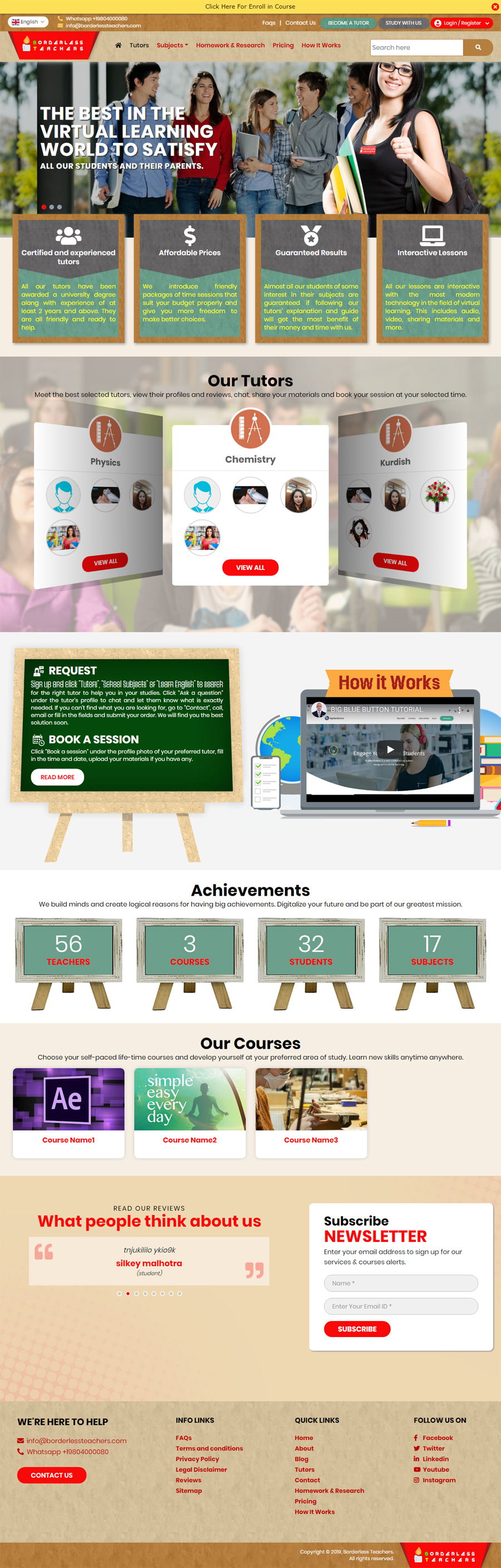 Top Education & Training Web Design Portfolio | View Best Education ...